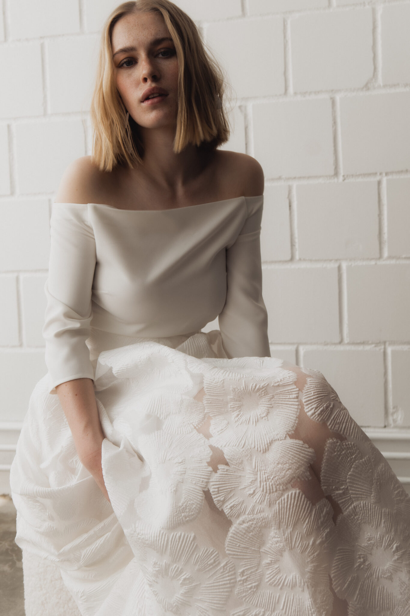 Brautrock Bluete - Hochzeitsblume