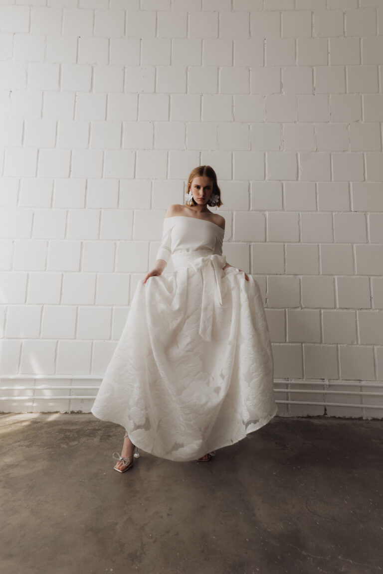 Brautrock Bluete - Hochzeitsblume